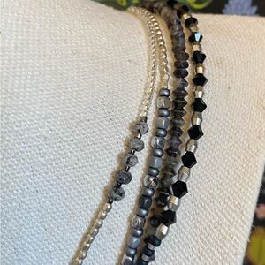Sundance | Jewelry | Sundance Catalog Elegant Multistrand Black And ...